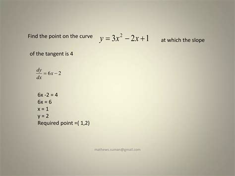 Tangent And Normal PPTX