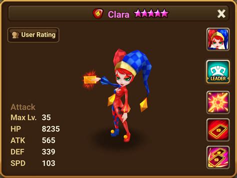 Pierret Fire Claragallery And Trivia Summoners War Sky Arena