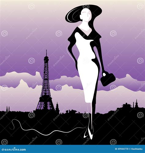 Parisian Woman Stock Vector Illustration Of Female Decorative 49944770