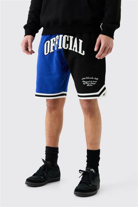Official Spliced Basketball Jersey Knit Shorts Basketball Jersey