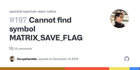 Cannot Find Symbol Matrix Save Flag Issue Opentok Opentok