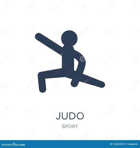 Judo Icon Trendy Flat Vector Judo Icon On White Background From Stock