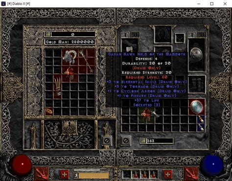 Gg Druid Pelt For 250 Fg Topic D2jsp