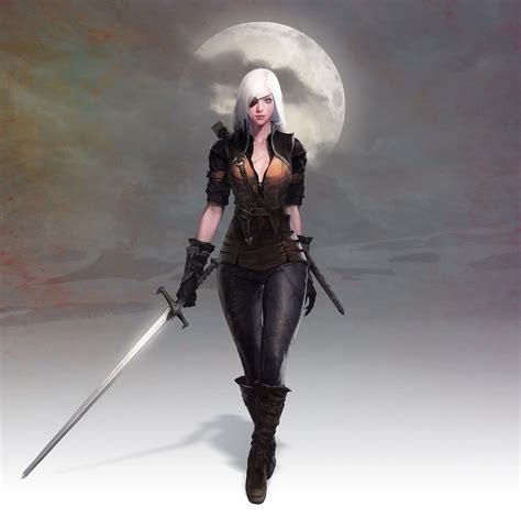 Artstation Character Concepts 1 Daehyung Yun Female Character