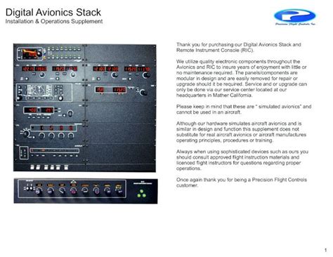 Pdf Digital Avionics Stackdigital Avionics Stack Support Bracket