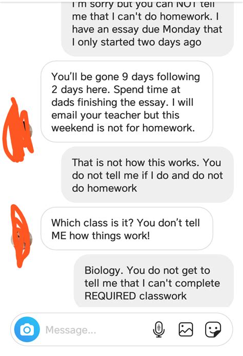 My Mom Told Me I Cant Do My Required Essay This Weekend Because Im