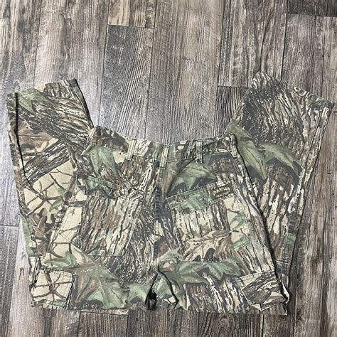 Vintage 90s Realtree Camo Cargo Pants In A Nice All Depop