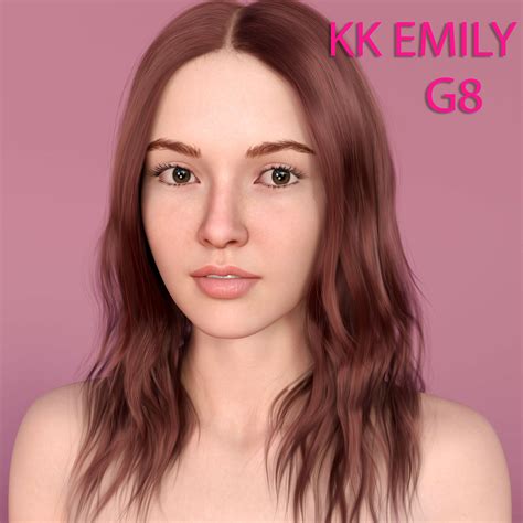 Kk Emily Character For Genesis 8 8 1 Female 2025 Free Daz 3d Models