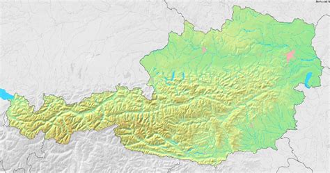 Austria Topographic Map MapSof Net