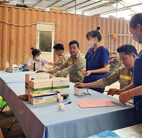 Công ty CP Xuất nhập khẩu Máy Việt Nam tổ chức khám sức khỏe định kỳ năm cho cán bộ công