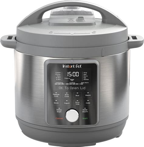 Instant Pot 6qt Duo Plus Multi Use Pressure Cooker With Whisper Quiet