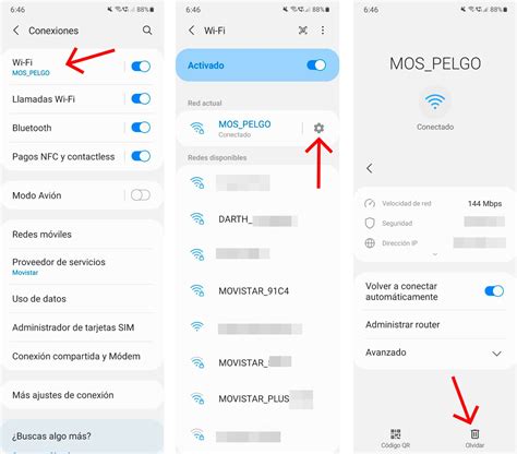 Cómo olvidar para siempre una red inalámbrica almacenada en tu móvil