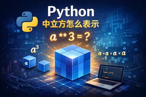 Python 中立方怎么表示 Python 中立方怎么表示