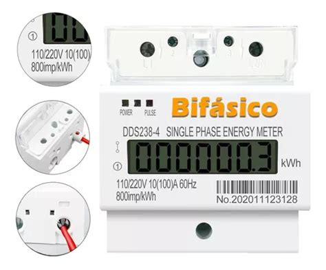 Medidor Bifásico v Hz a Fases E Neutro Kwh Parcelamento sem juros
