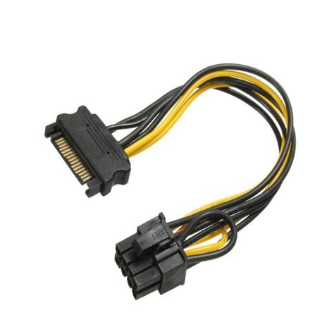 Sata Power To 8 Pin Pcie Power Cable Connector Darazpk