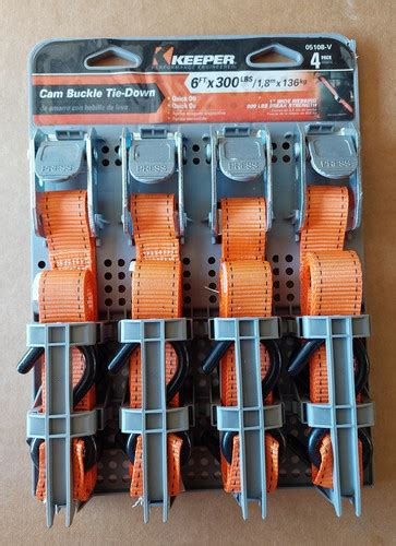Keeper 6 X 1 Cam Buckle Tie Down 4 Pack Enloe Industries