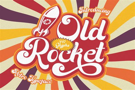 Old Rocket Retro Typeface