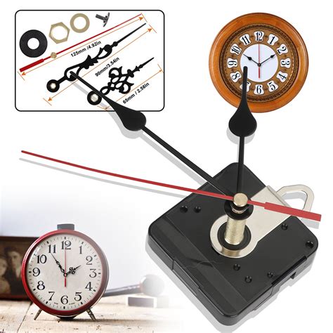 EEEkit 2 Pairs Of Hands Quartz DIY Wall Clock Movement Mechanism