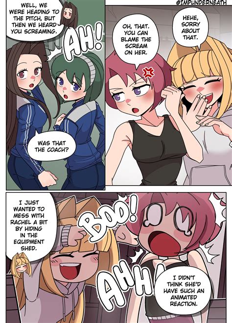 Rule 34 Blonde Hair Color Comic Ellie Impunderneath English Text