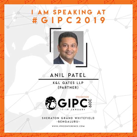 Anil Patel On Linkedin Gipc2019