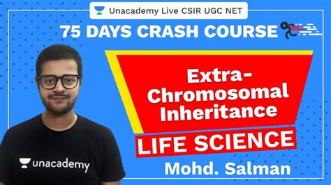 75 Days Csir Ugc Net Crash Course Extra Chromosomal Inheritance Unacademy Live Csir Ugc Net