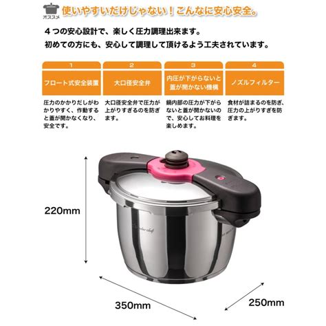 玄関先迄納品 ワンダーシェフ プロミドル 圧力鍋 8 10l用 おもり Id 1wonder Chef