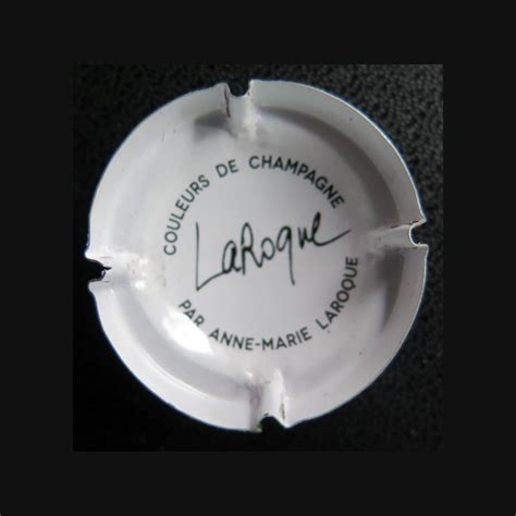 Capsule Muselet Champagne GÉnÉrique N° 939b Couleurs Champagne Laroque