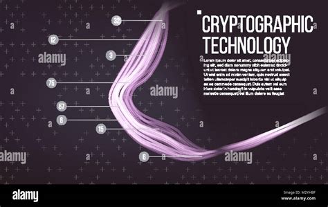 Cryptographic Technology Background Vector Big Data Algorithm