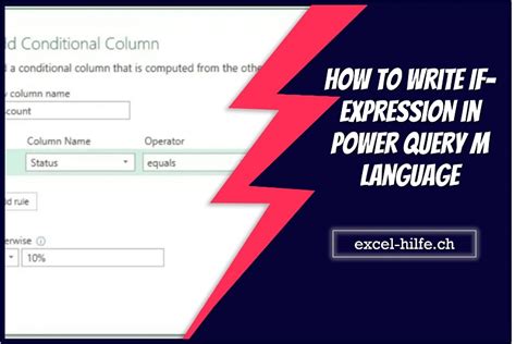 How To Write If Expression In Power Query M Language Excel Hilfech