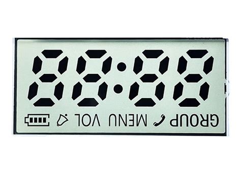 Custom Htn Tn Segment Lcd Display For Alarm Clock Lcd And Lcd Panel Price