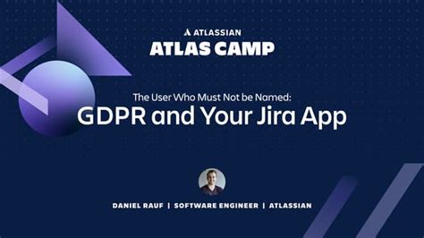 The User Who Must Not Be Named Gdpr And Your Jira App Ppt