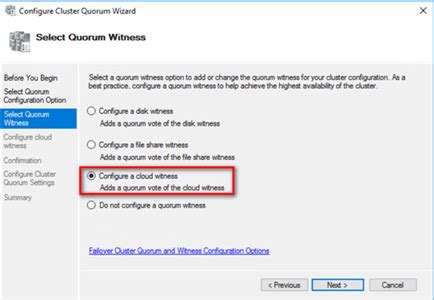 Configure Cloud Witness For Windows Server 2016 Failover Clusters