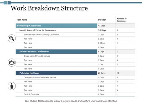 Work Breakdown Structure Ppt PowerPoint Presentation Pictures Portfolio PowerPoint Templates