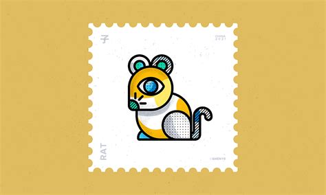 2021十二生肖ip插画平面ip形象深野程原创作品 站酷zcool