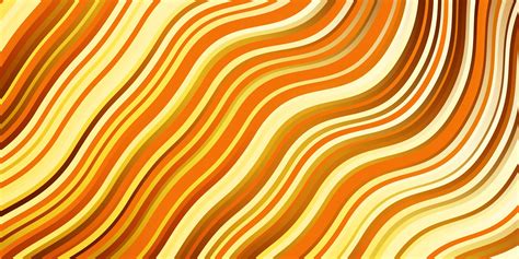 Light Orange Vector Background With Bows Abstract Gradient Illustration With Wry Lines Smart