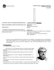 Gen Day Lesson Sts Sas Docx Gen Science Technology And Society Student Activity