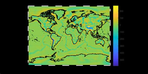 Differences Between The Forward Of The Moho Undulation Computed