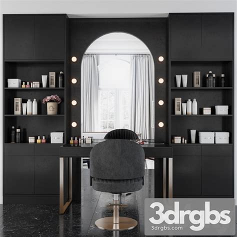 Download Beauty Salon Makeup Table Model 3drgbs