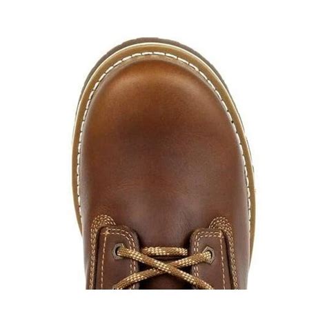 Georgia Mens Amp Lt Wedge Steel Toe Waterproof Work Boot In Brown