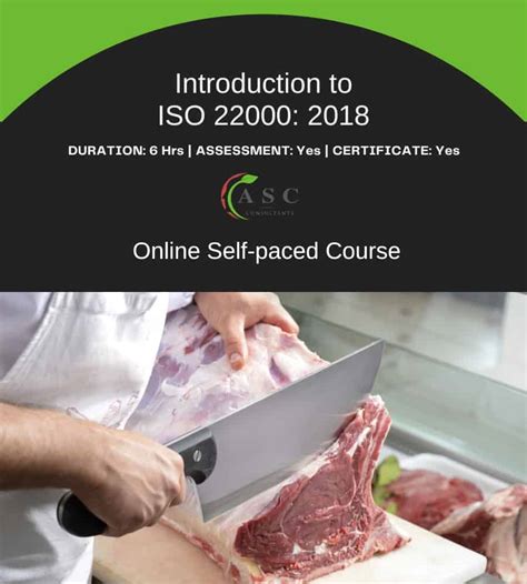 Introduction To Iso 22000 2018 Online Self Paced Course Asc Training Hub
