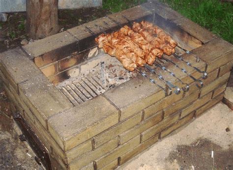 Как сделать мангал из кирпичей своими руками фото и чертежи