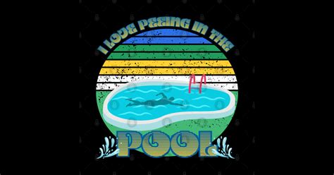 I Love Peeing In The Pool Swimming Funny Sticker Teepublic
