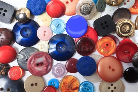 collection of many different buttons stock image image of collection