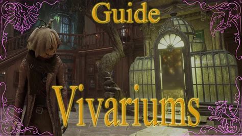 Hogwarts Legacy Les 4 Vivariums Youtube