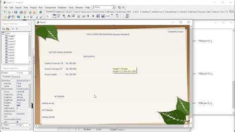Tutorial Borland Delphi 7 Bab 2 Operator Aritmatika Youtube