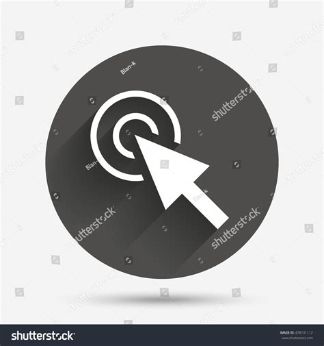 mouse cursor sign icon pointer symbol stock vector royalty free