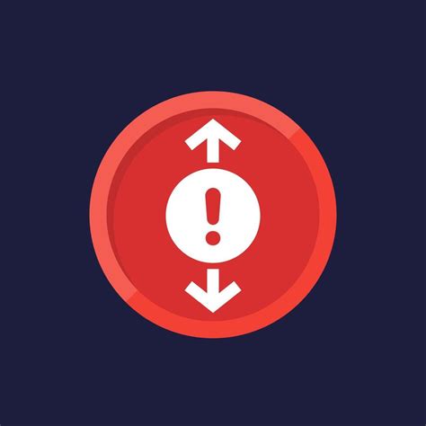 Height Warning Icon Sign 45937213 Vector Art At Vecteezy