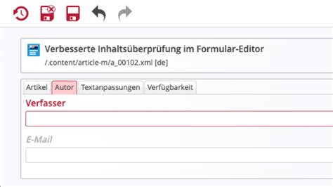 Improved Content Validation In The Form Editor