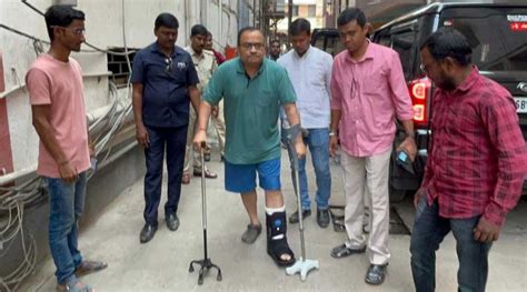 Tmc Leader Kunal Ghosh Hospitalised Sangbad Pratidin
