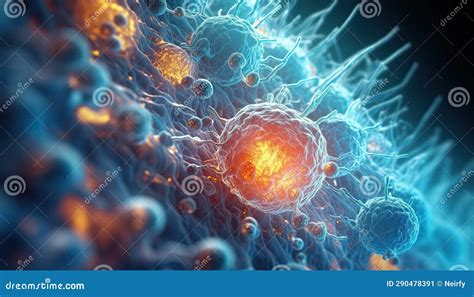 Gene Therapy Targeting Cancer Cells Modern Research Lab Stock Image